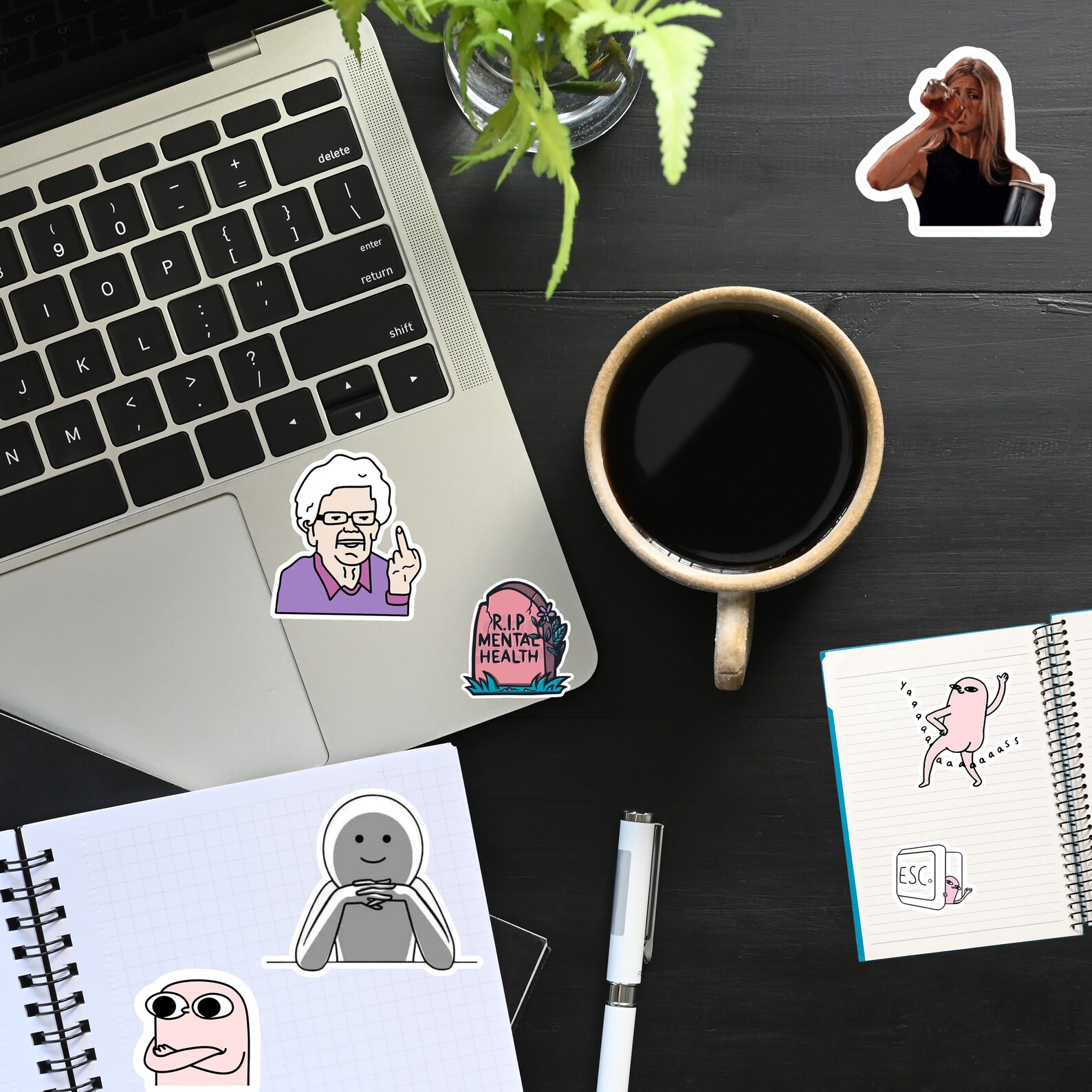 Meme Stickers Printable Sticker Digital Planner Stickers Mood Stickers ...