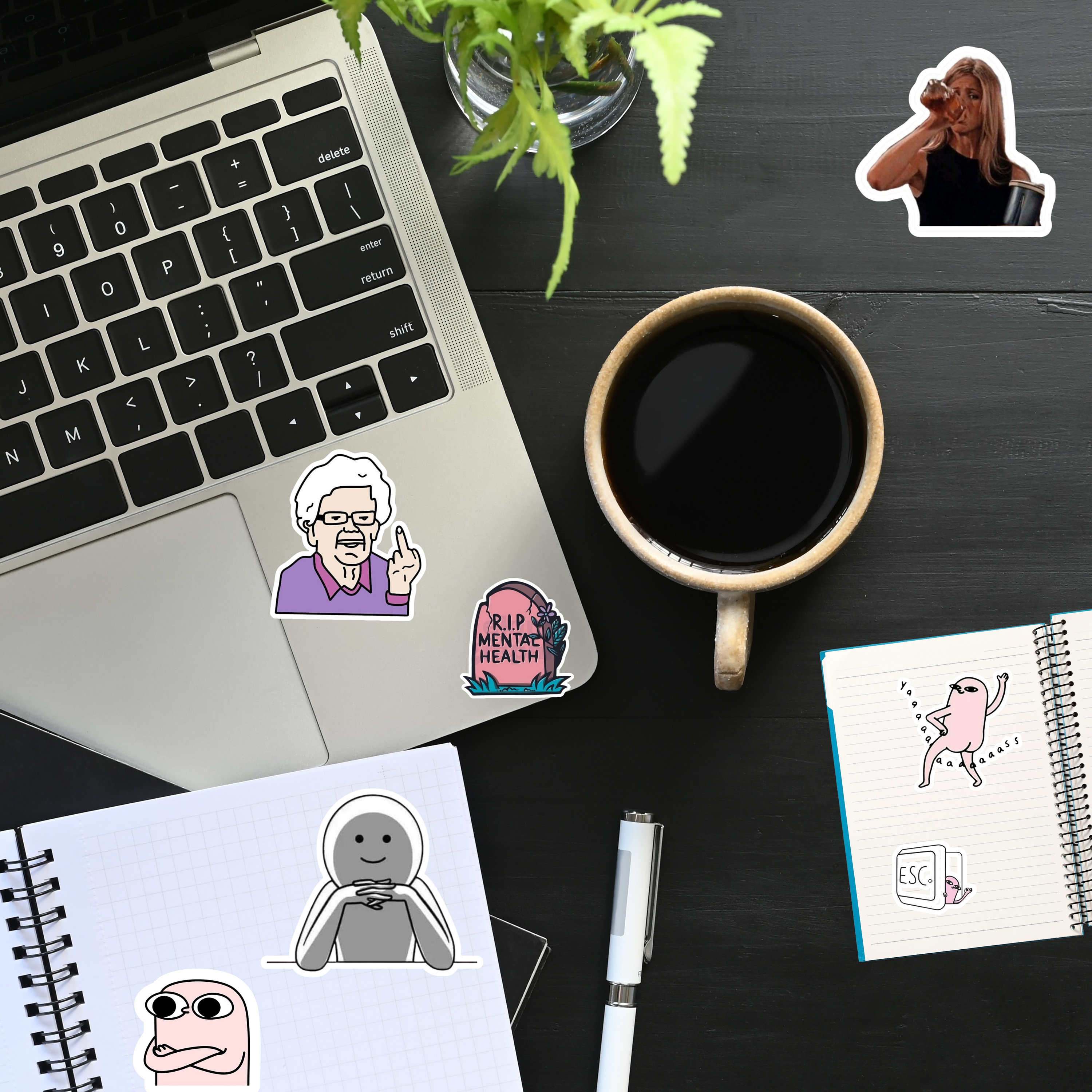 Meme Stickers Printable Sticker Digital Planner Stickers Mood Stickers ...