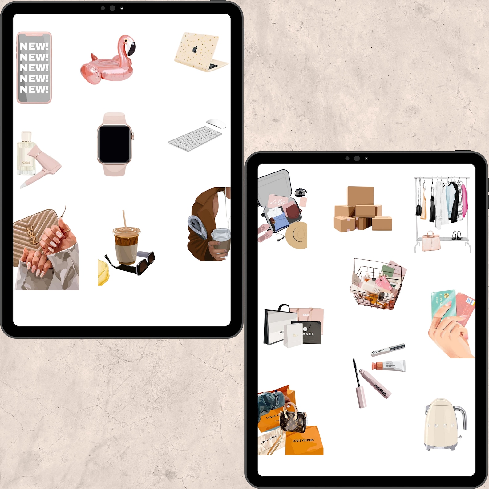 Influencer Stickers, Content Creator Clipart (PNG Digital Download) - Etsy