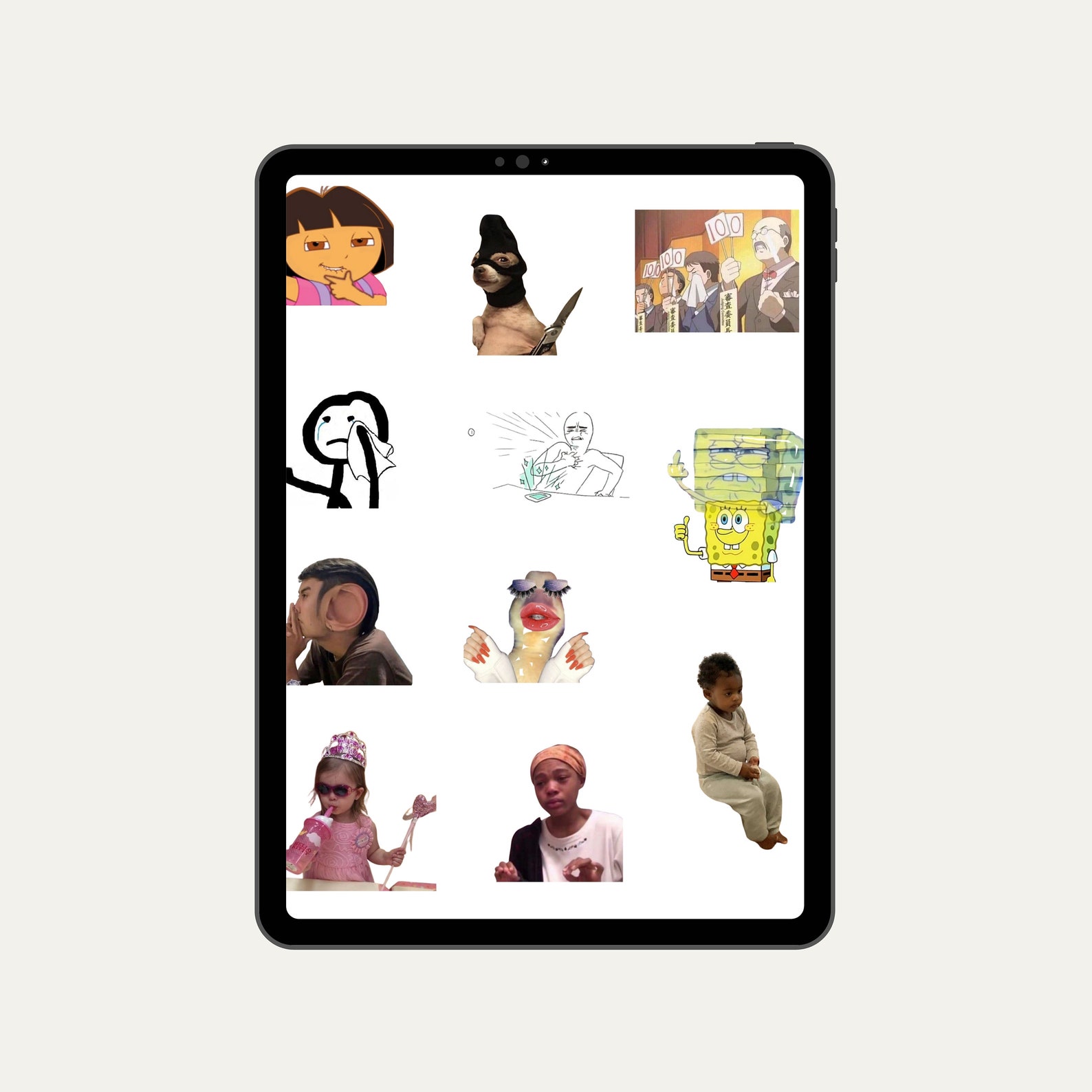Meme Stickers Printable Sticker Digital Planner Stickers Mood Stickers ...