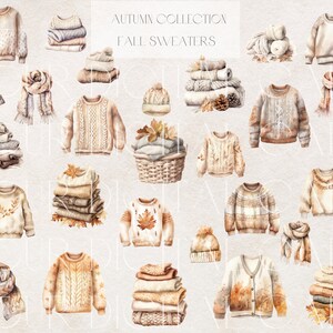 Autumn Clipart Bundle Fall Clipart Bundle Watercolor Bundle-fall ...