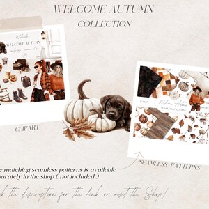 Watercolor Cozy Autumn Clipart, Fall Girl Graphics, Pumpkin PNG ...