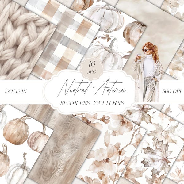 Fall Scrapbook Paper - Etsy