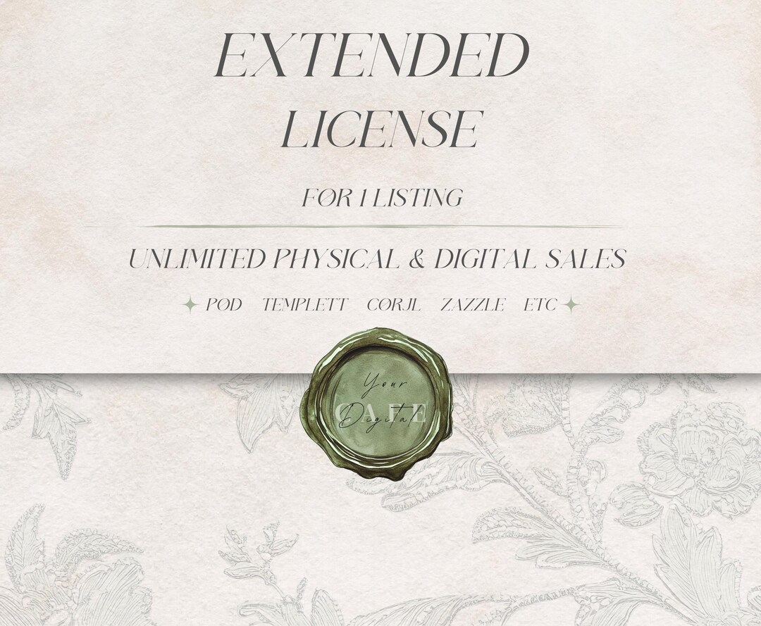 Extended License for a Single Listing With Unlimited Commercial Use ...