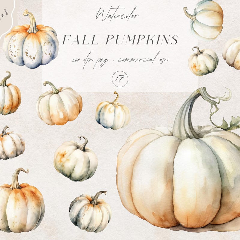 Pumpkin Clipart - Etsy