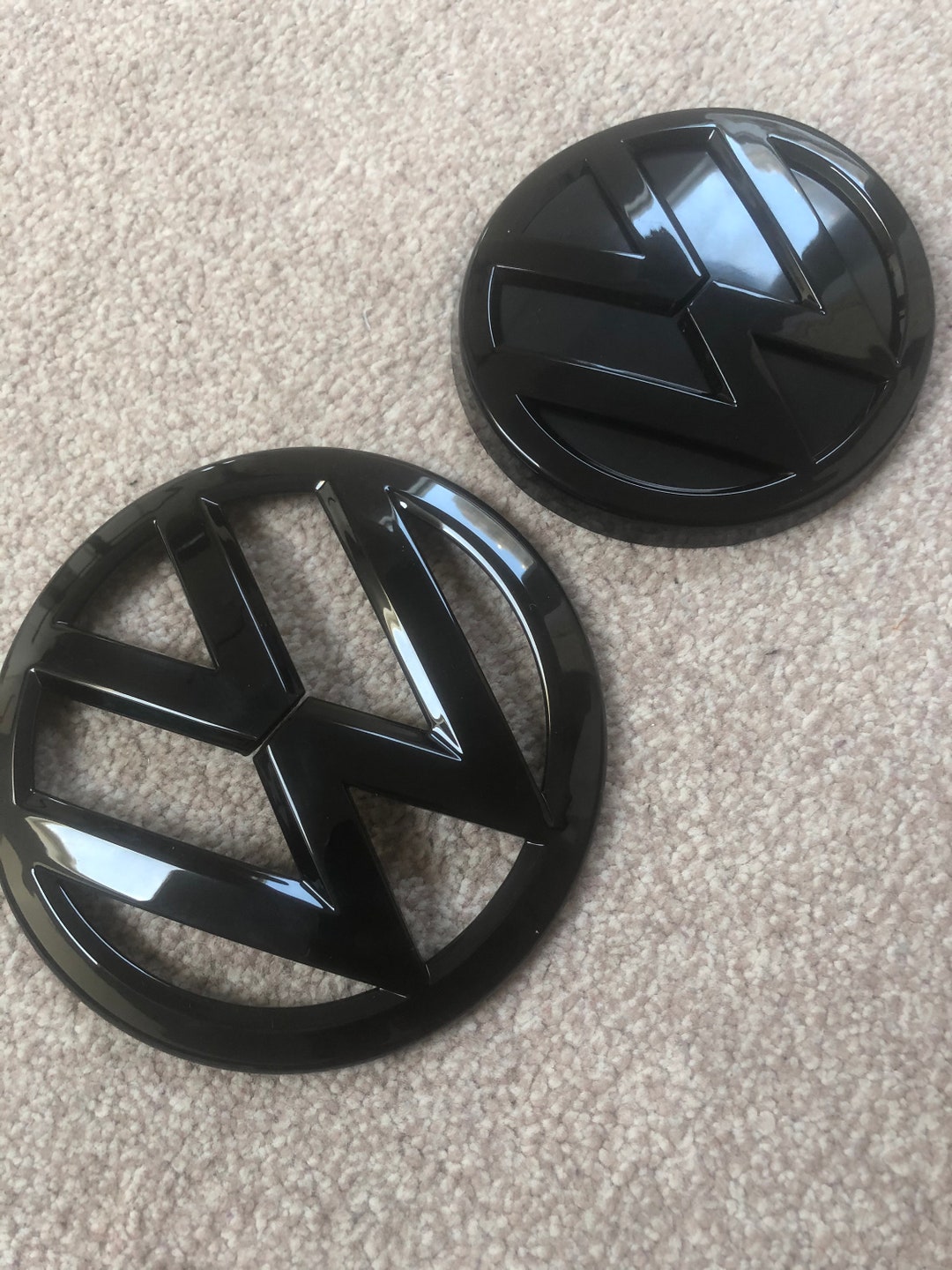 VW Golf MK7 Gloss Black Badge Emblems Set for Front and Rear - Etsy