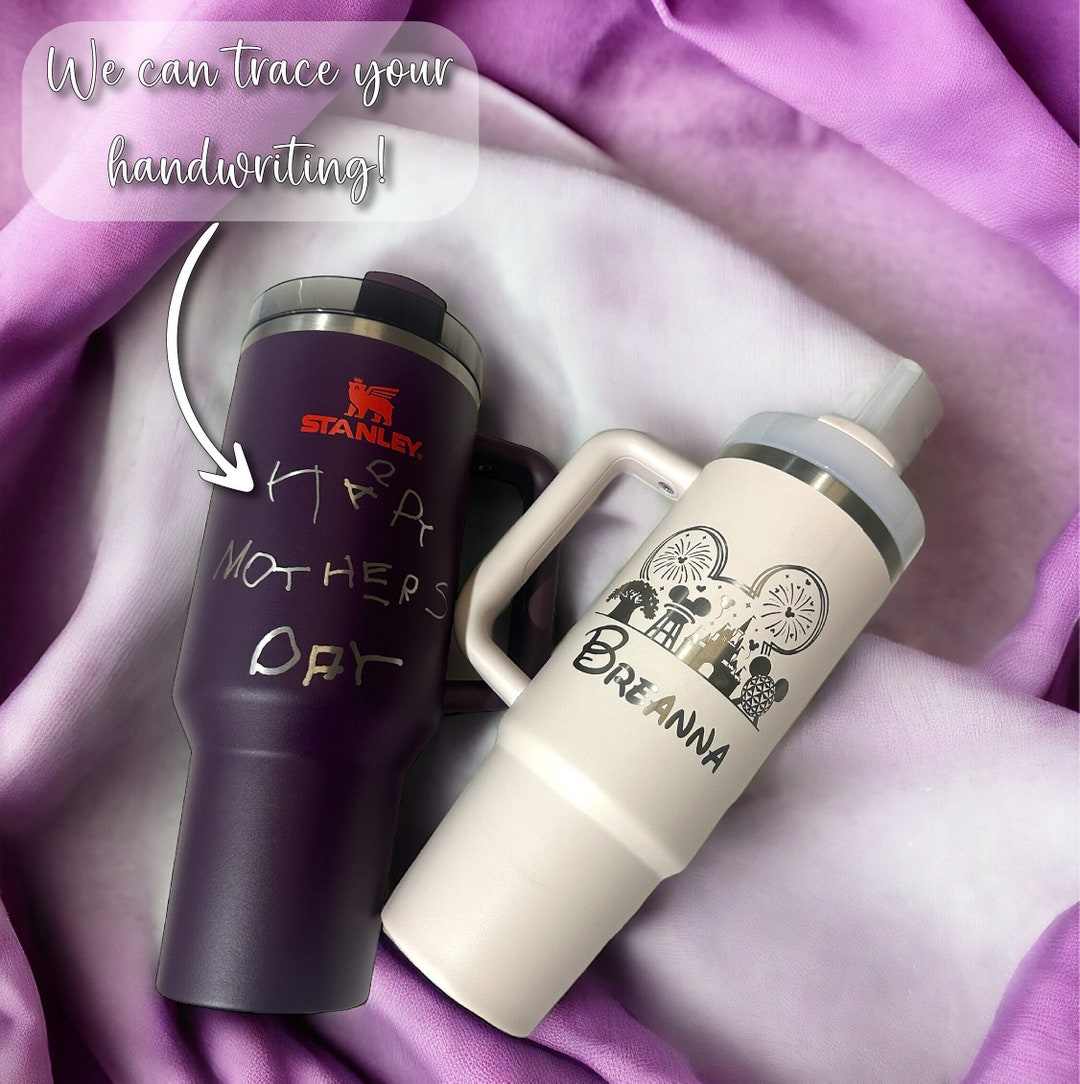 Personalized Engraved Stanley Cup Quencher Tumbler Custom Name Text ...