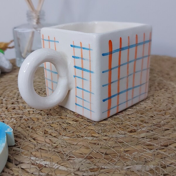 Square Mugs - Etsy