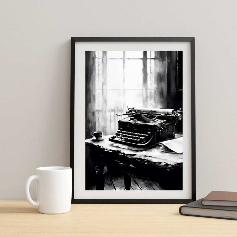 Typewriter Art Print - Etsy