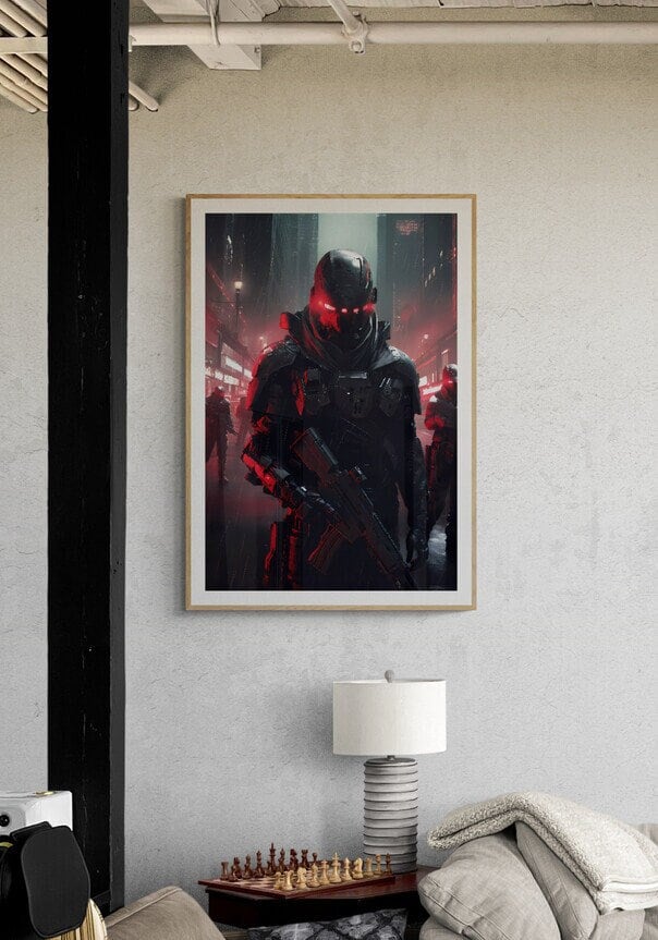 Cyberpunk Soldiers Wall Art Digital Downloadable Cyberpunk - Etsy