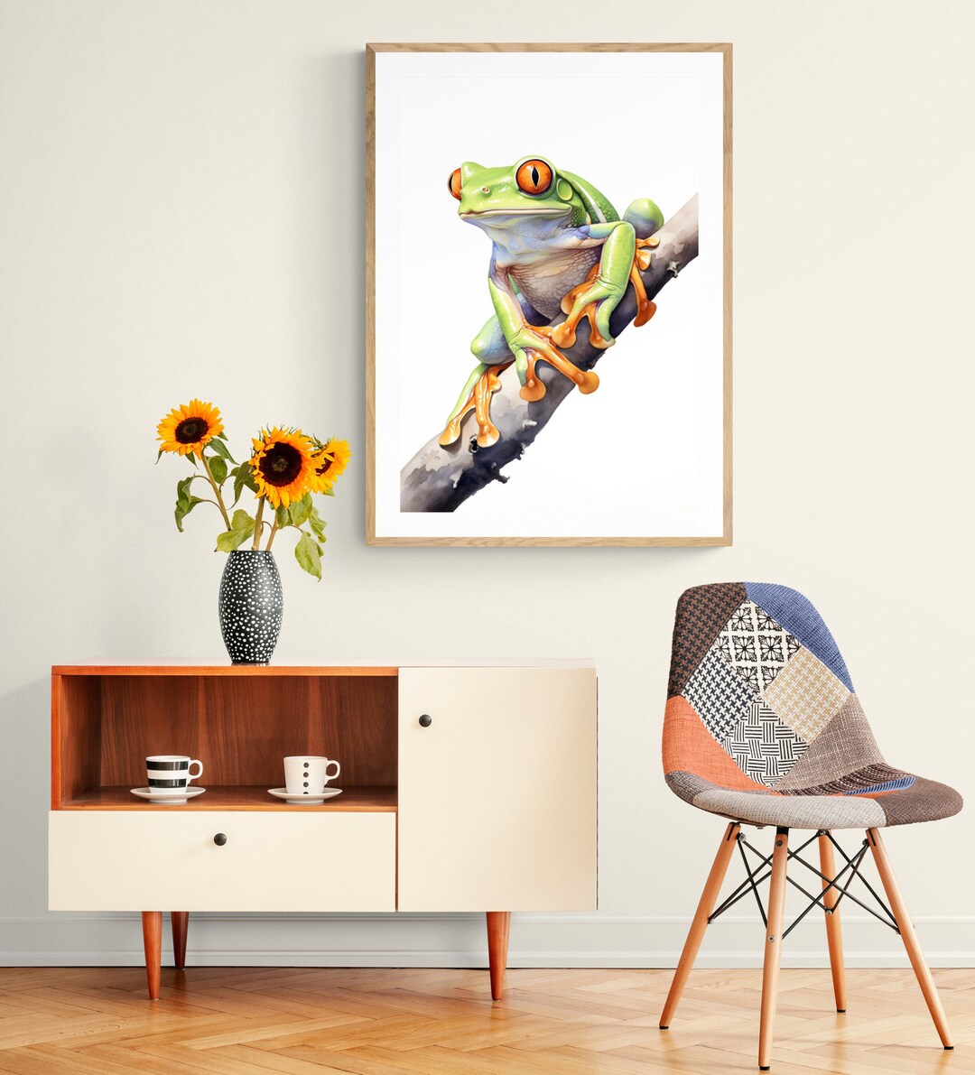 Watercolour Tree Frog Art Print Digital Downloadable Art - Etsy