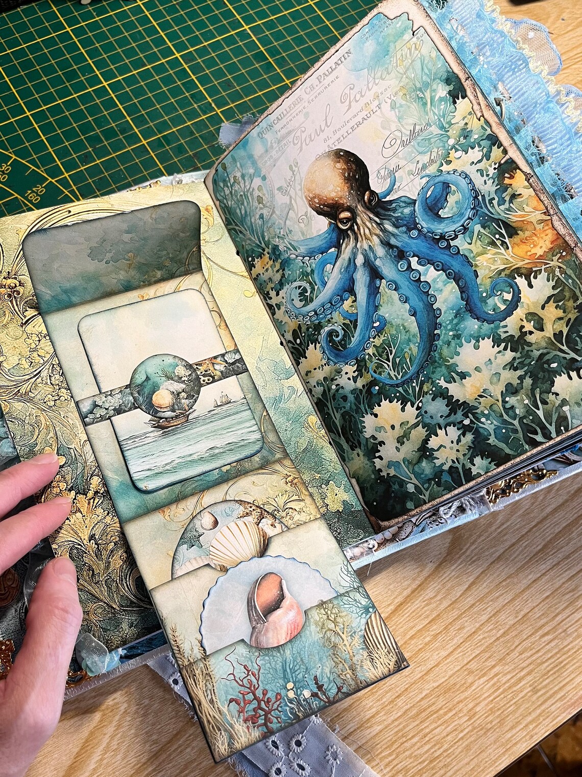 Junkjournal ocean Dream - Etsy