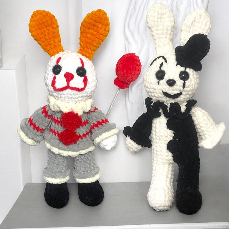 Mini Art Bunny Crochet Pattern | PDF Art the Terrifier Crochet Bunny ...