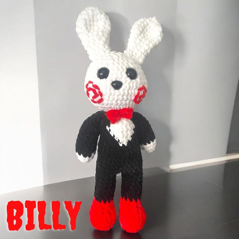 Mini Billy Bunny Crochet Pattern | PDF Jigsaw SAW Crochet Bunny Pattern ...