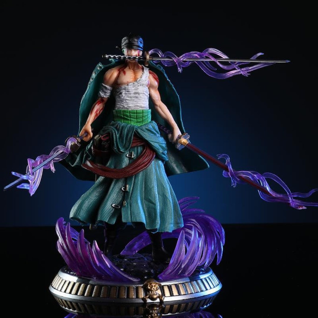 One Piece Bloody Zoro Figure Small Model Statue Special - Etsy UK