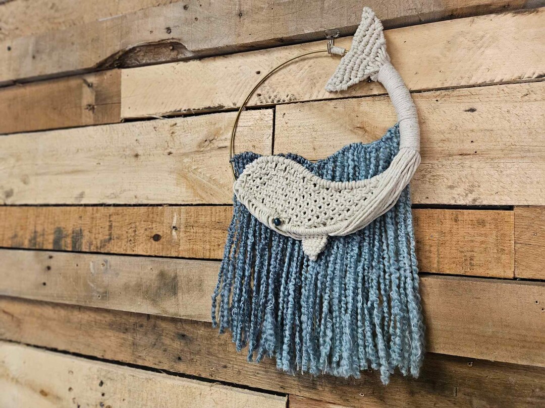Whale Macrame Wall Hanging - Etsy
