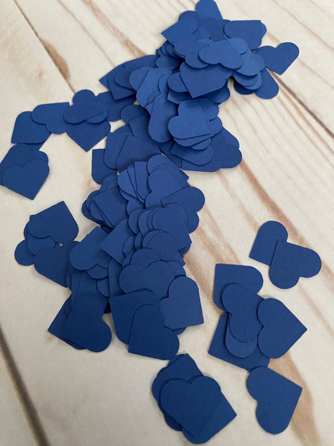Navy Heart Confetti 200pc, Baby Shower, Weddings, Bridal Partys, Table ...