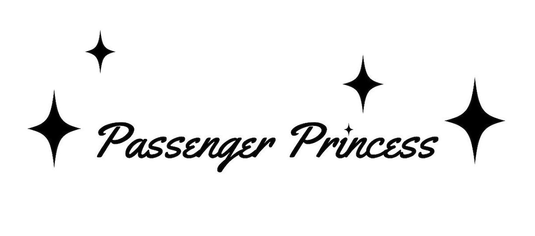 Passenger Princess | SVG - Etsy