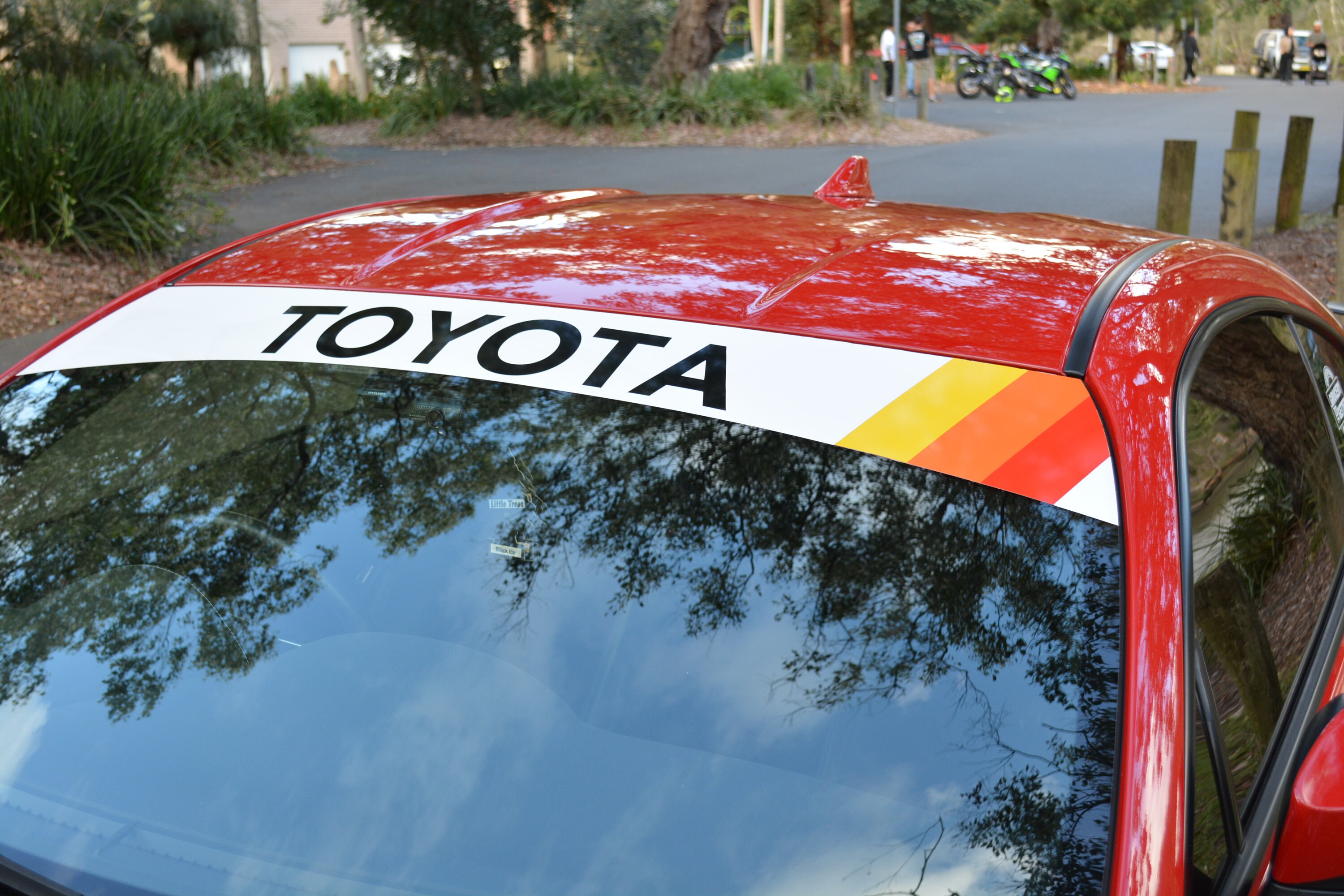 Toyota Vintage Style Windshield Banner | Universal Fit (160 Cm Length ...