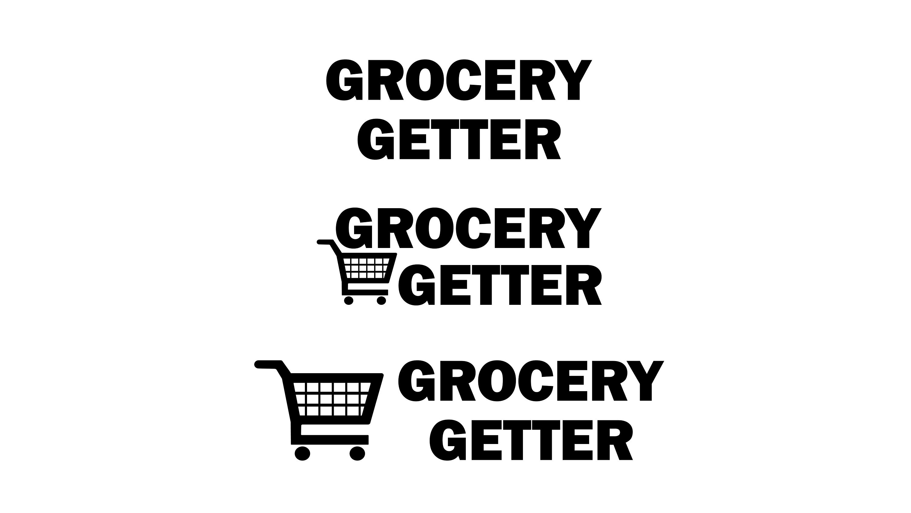 Grocery Getter (3 Designs) | SVG - Etsy