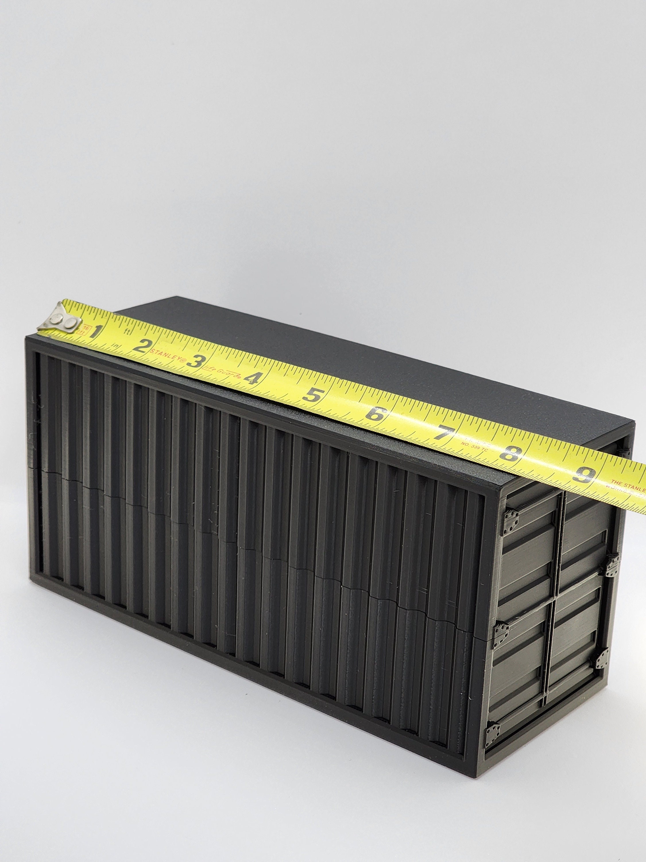 Shipping Container Deck Box holds up to 200 Double-sleeved MTG Cards - Etsy