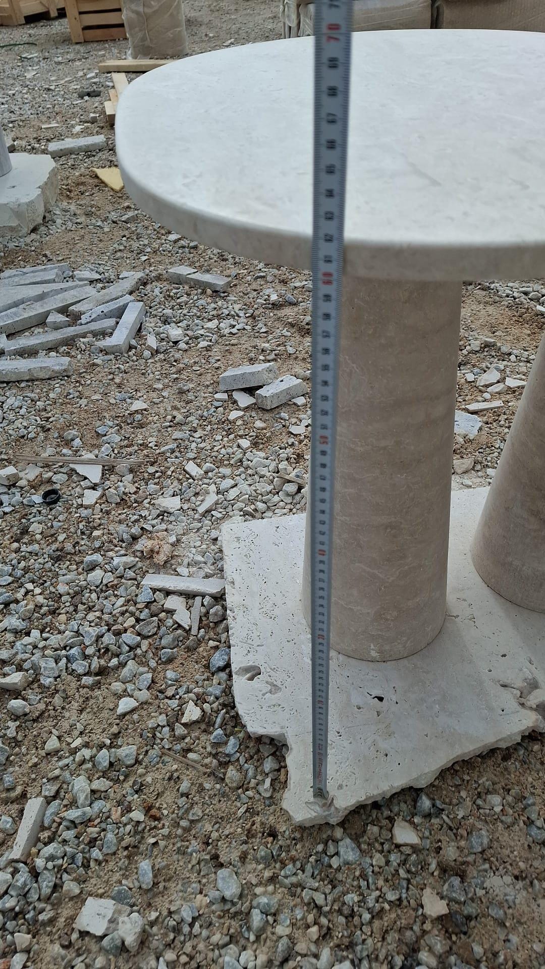 Travertine Coffe Table, Travertine Table, Corded Coffe Table, Marble ...