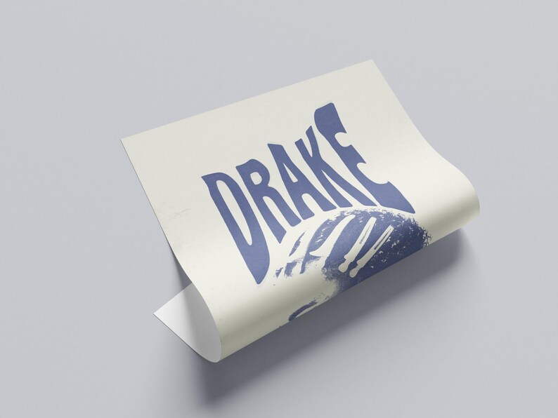 Drake - Digital Album Poster - Printable Album Cover Wall Art – Digital ...
