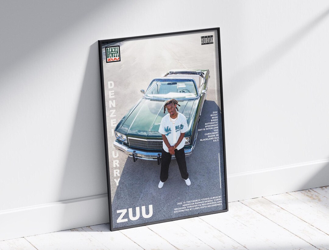 Denzel Curry Zuu Album Cover Digital Poster Premium Print Hyperbeast ...