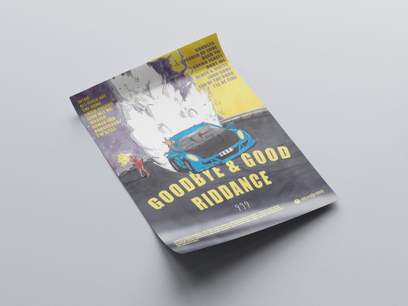 Juice WRLD - Goodbye & Good Riddance Digital Album Cover Poster ...