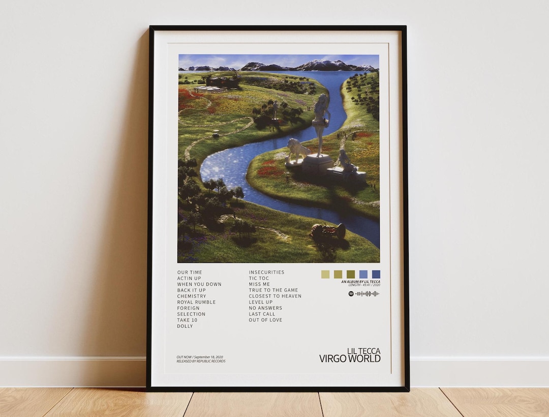 Lil Tecca - Virgo World Digital Poster | Album Cover Poster | Room ...