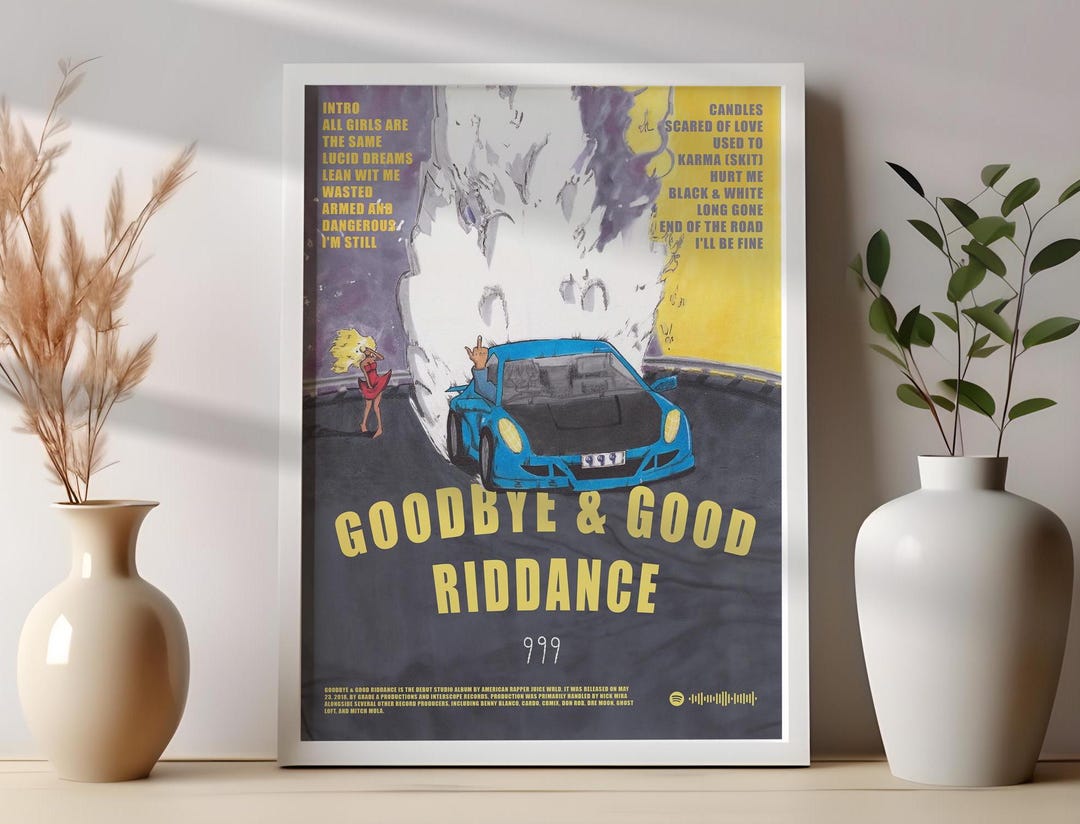 Juice WRLD - Goodbye & Good Riddance Digital Album Cover Poster ...