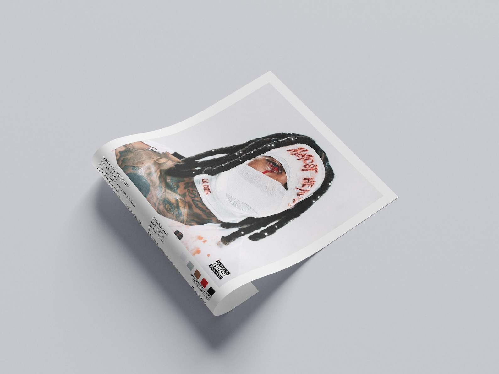 Lil Durk - Almost Healed Album Cover Digital Poster | All My Life Song ...