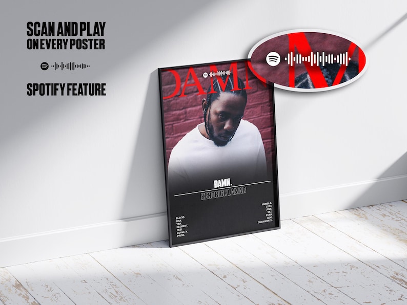 Kendrick Lamar Album Poster Pack – DAMN, GNX, Mr. Morale Poster Set ...