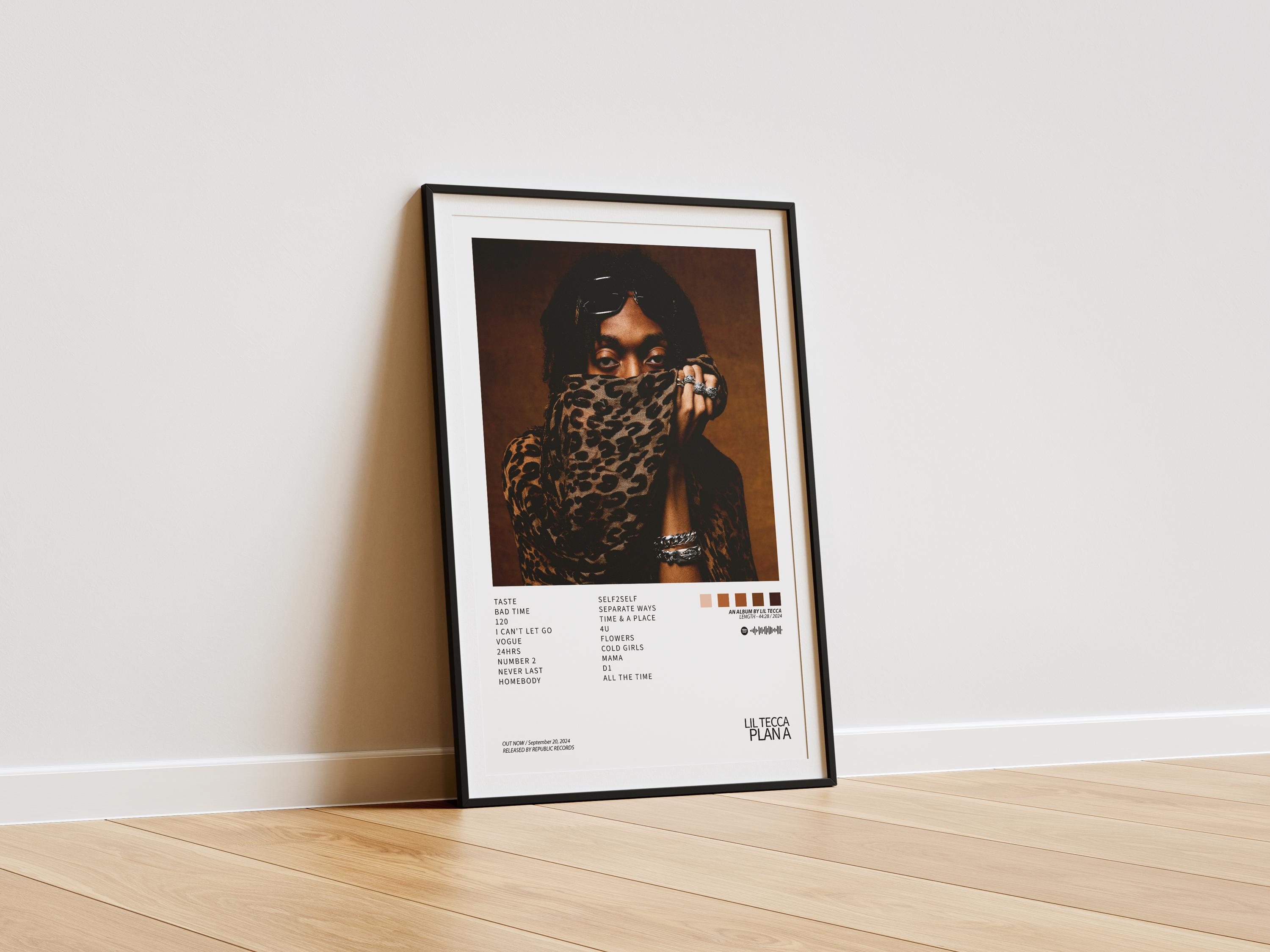 Lil Tecca - Plan A Album Cover Art Print (digital Download) - Etsy
