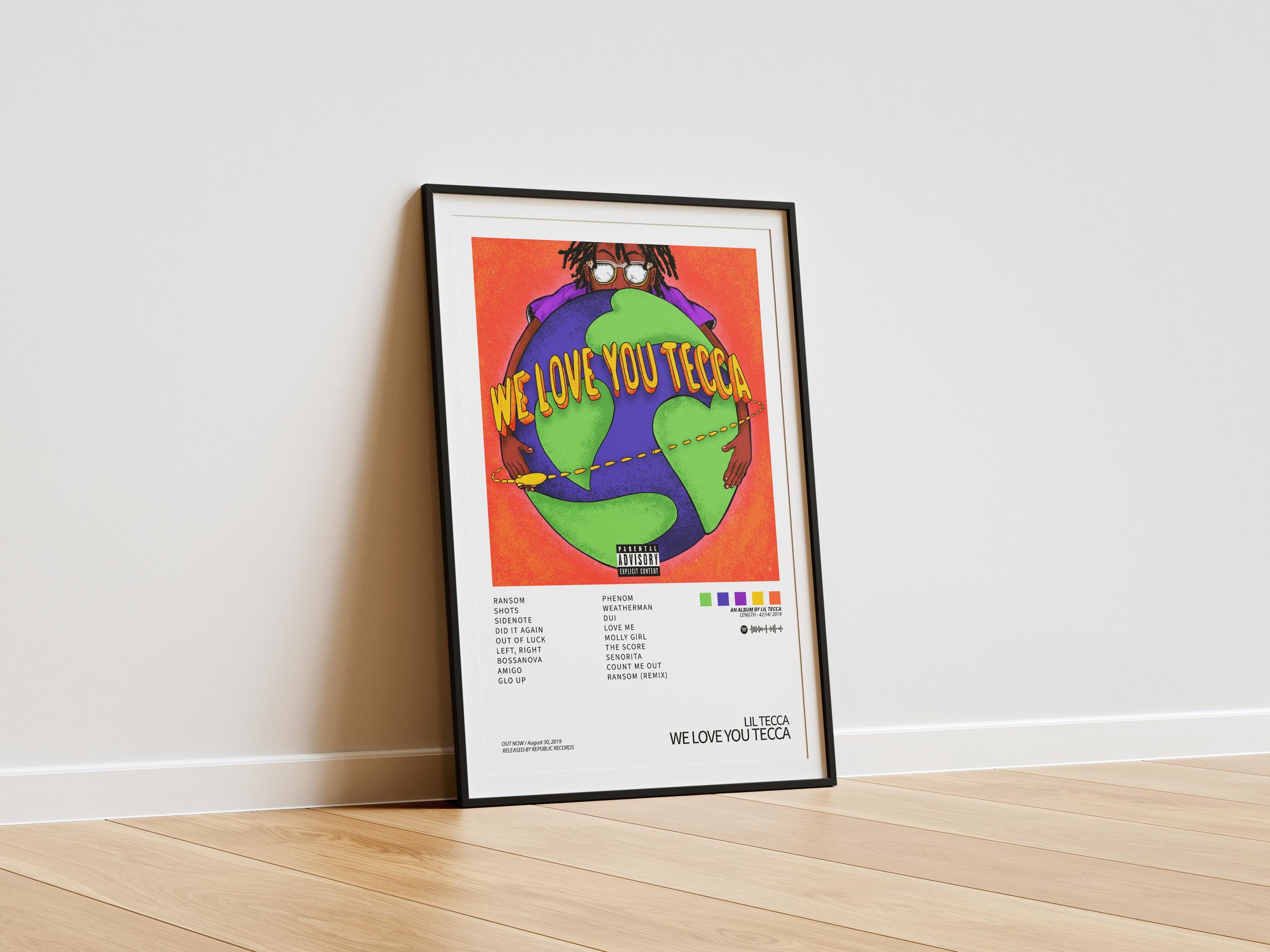 Lil Tecca - 5 Album Cover Digital Poster Package | We Love You Tecca ...