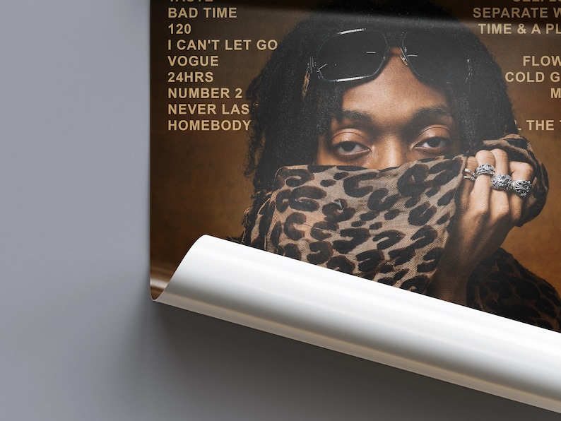 Lil Tecca - Plan A Album Cover Digital Poster | Premium Album Poster ...