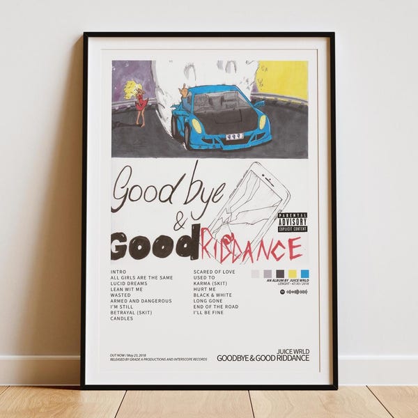 Goodbye and Good Riddance Album Cover Art - Etsy