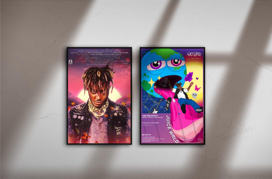 Juice WRLD - 2 Album Cover Digital Poster Package | Premium Quality ...