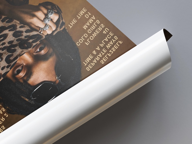 Lil Tecca - Plan A Album Cover Digital Poster | Premium Album Poster ...