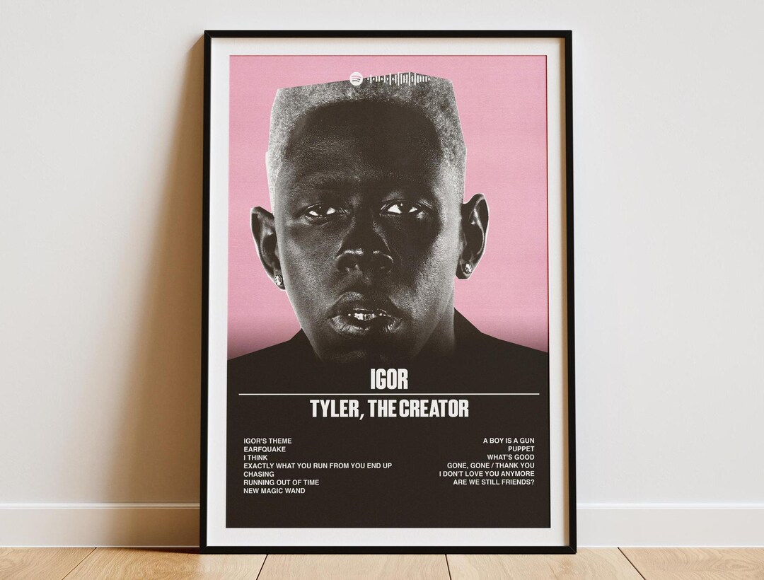 Tyler, the Creator - Igor Digital Poster Wall Art | Igor Tracklist ...