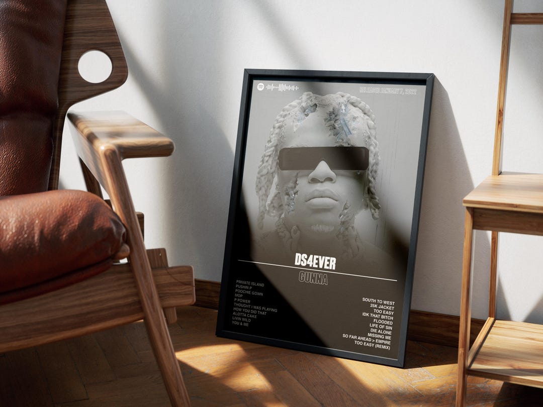 Gunna - DS4EVER Digital Album Cover Poster | Gift for Him Album Poster ...