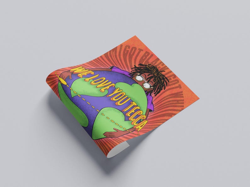 Lil Tecca - We Love You Tecca Album Cover Art Print (digital Download ...