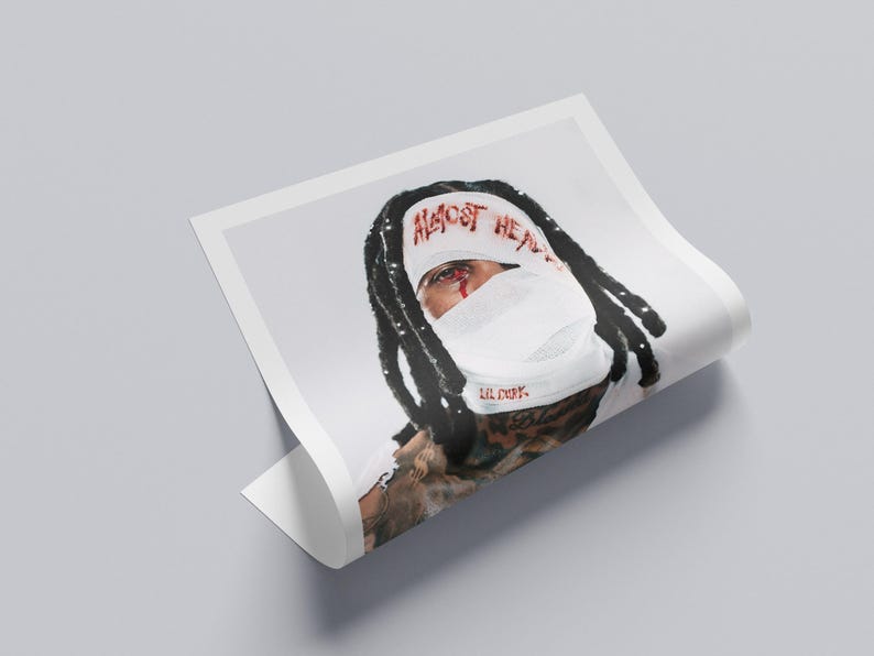 Lil Durk - Almost Healed Album Cover Digital Poster | All My Life Song ...