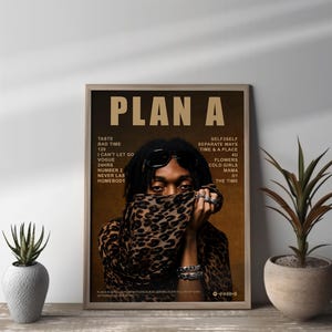 Lil Tecca Plan A Album Cover Digital Poster Premium Album Poster ...