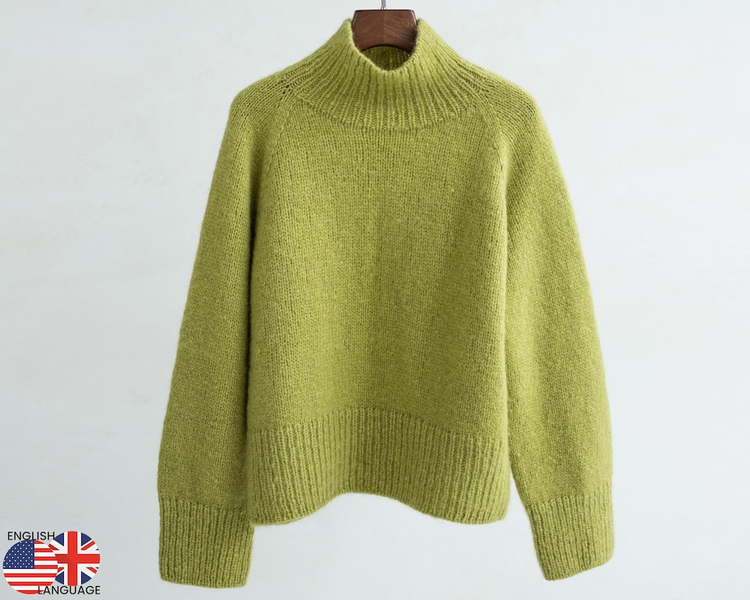 Marvin Sweater Knitting Pattern: Top-down, Oversized, Basic Raglan ...