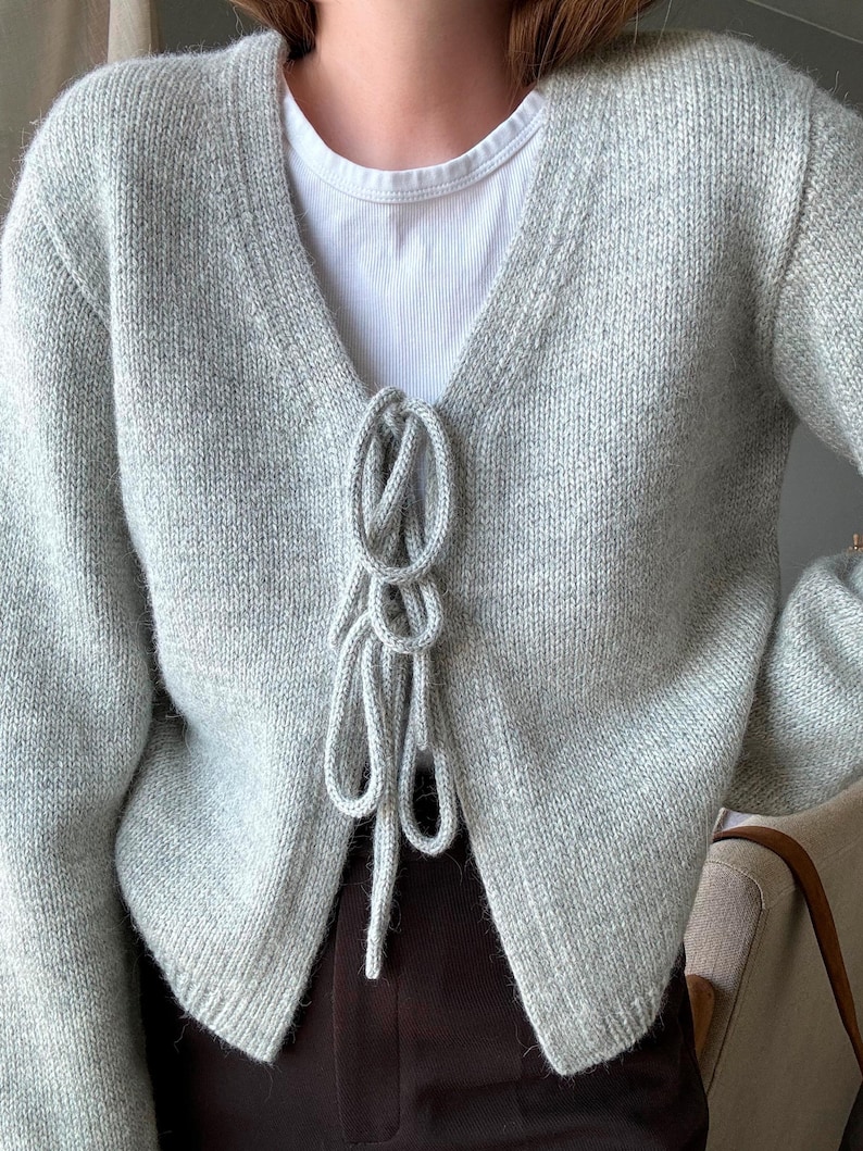 Solene Cardigan Knitting Pattern: Classic, and Minimalist Cardigan With ...