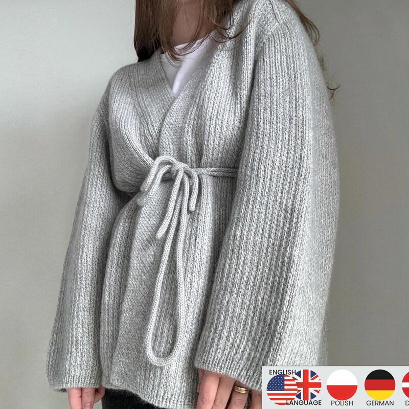 Deep V Silk Cardigan - Etsy