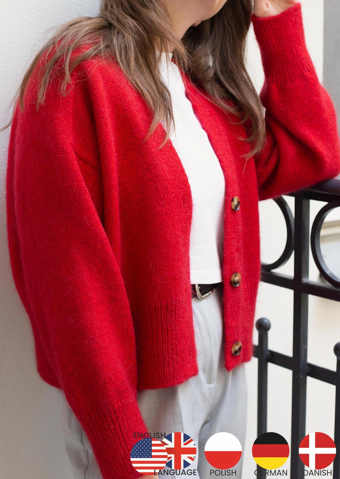 Paul Cardigan Knitting Pattern: Classic and Modern Feminine Cardi - DK ...