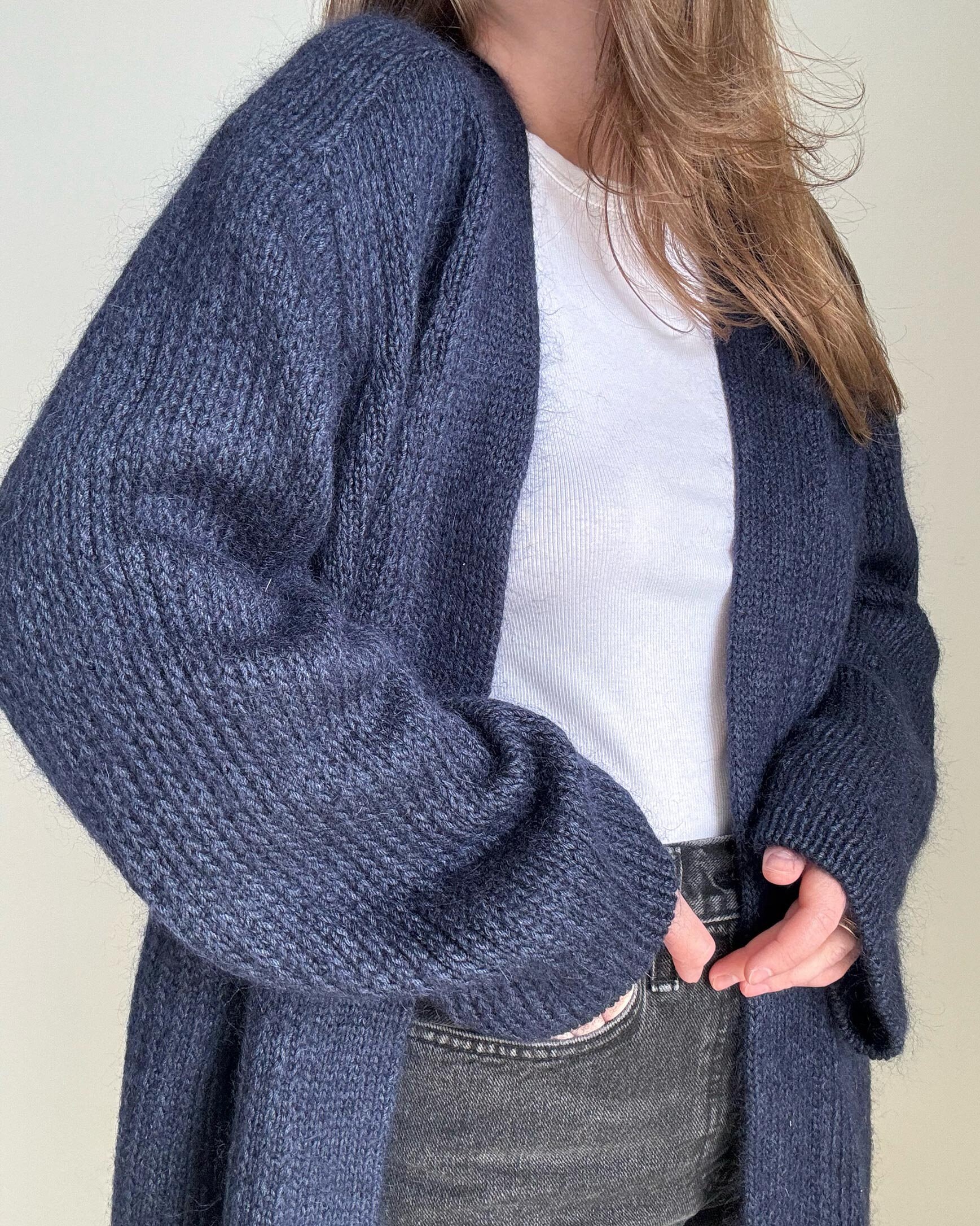 Chantal Cardigan Knitting Pattern: Elegant, Oversized Kimono Pattern ...