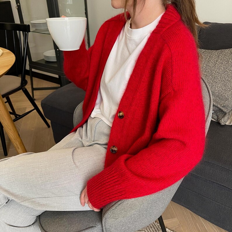 Paul Cardigan Knitting Pattern: Classic and Modern Feminine Cardi - DK ...